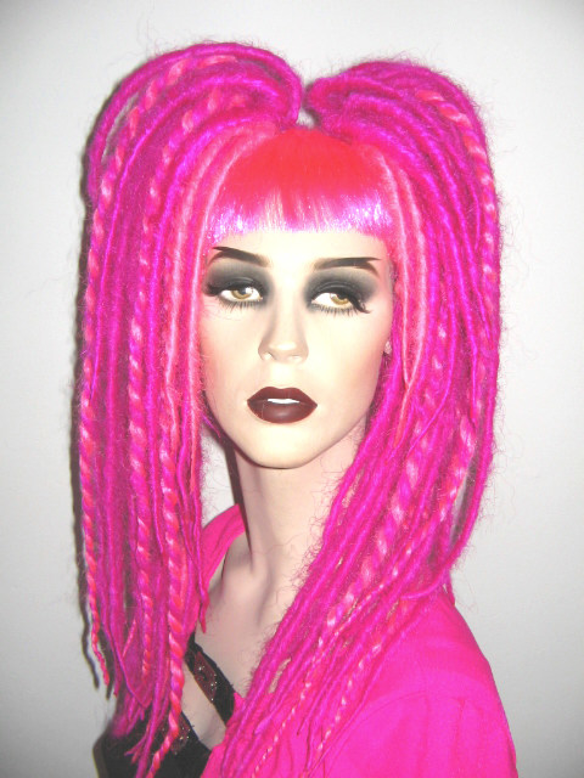 Twisted Dreads Fuchsia and Neon Pink