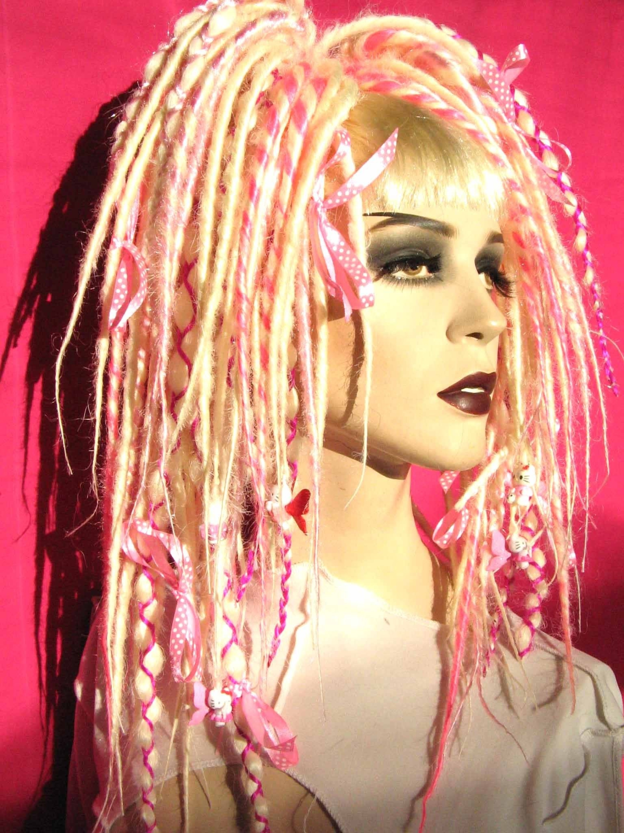 Hello Kitty Themed Synthetic Dread Falls